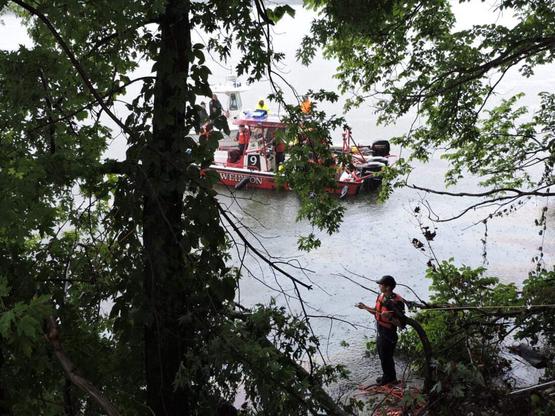 Driver Dead After Speeding Truck Crashes Into Ohio River in Wellsburg ...
